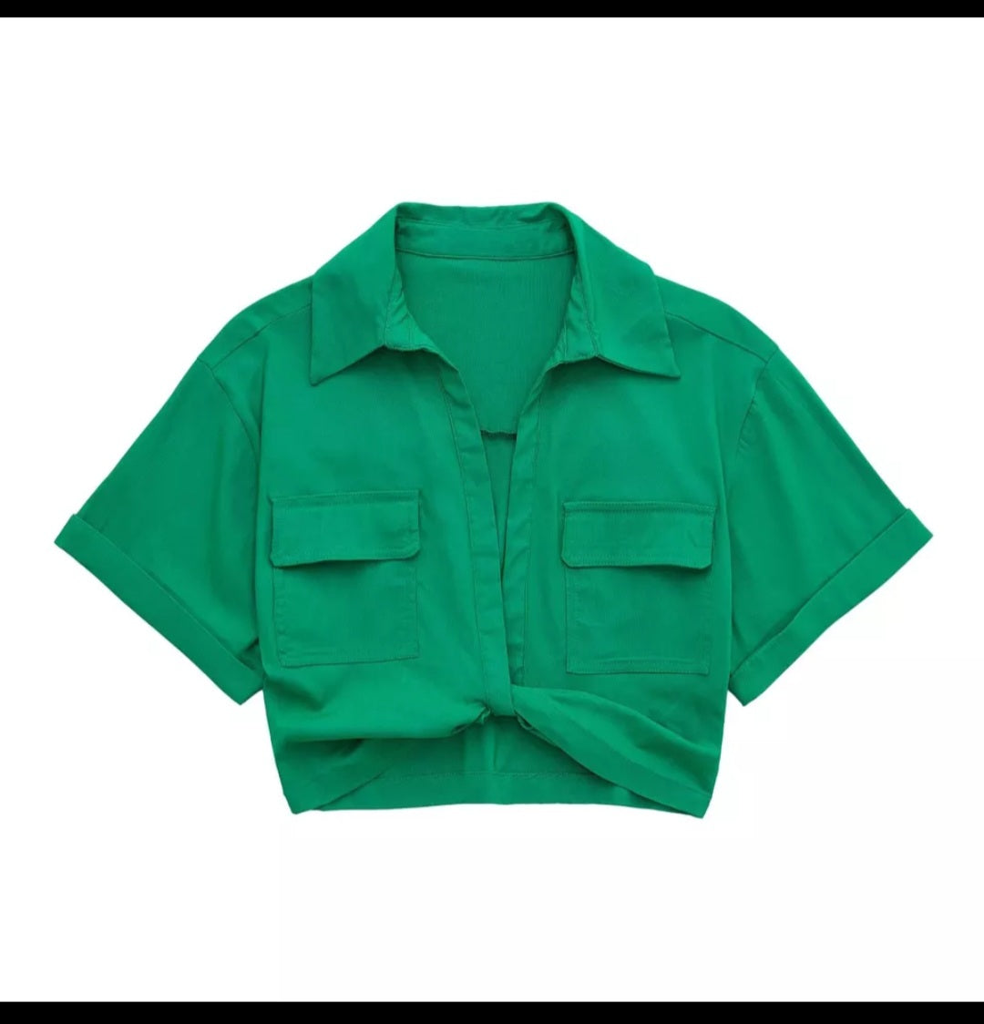 Kimo Crop Blouse – Glitz Chica Boutique